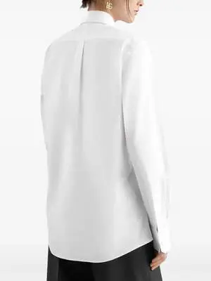 Dolce & Gabbana Lace Embellished Cotton Shirt - Multicolor