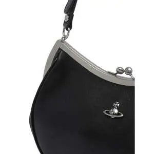 VIVIENNE WESTWOOD Sheepskin Shoulder Bag With Orb Detail