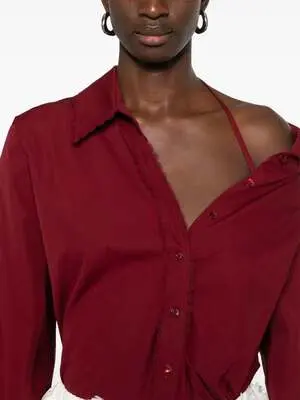 Gucci Cotton Shirt With Lace Detailing - Multicolor