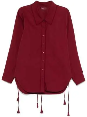 Gucci GUCCI Cotton Shirt With Lace Detailing Multicolor