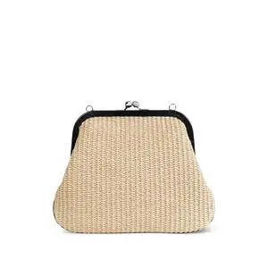 VIVIENNE WESTWOOD Orb Appliqué Trapeze Clutch Bag