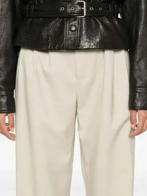Saint Laurent Wool Trousers - Multicolor