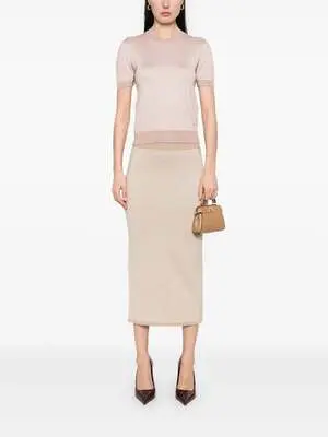 Fendi Micro Ff Skirt - Multicolor