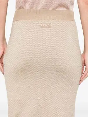 Fendi Micro Ff Skirt - Multicolor
