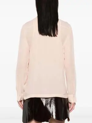Fendi Embellished Silk Shirt