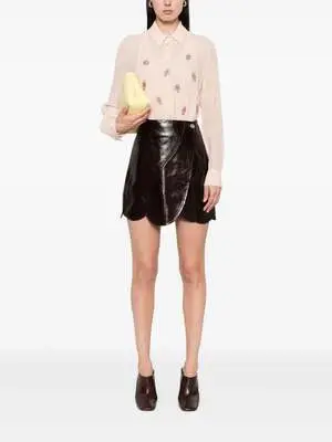Fendi Embellished Silk Shirt - Multicolor