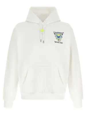 Casablanca Tennis Club Icon Hoodie - White