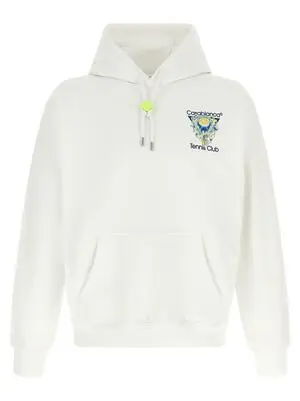 Casablanca Tennis Club Icon Hoodie - White