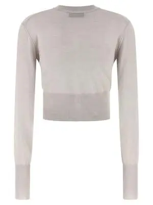 VIVIENNE WESTWOOD Bea Cropped Cardigan - Gray