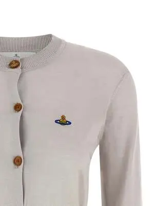 VIVIENNE WESTWOOD Bea Cropped Cardigan - Gray