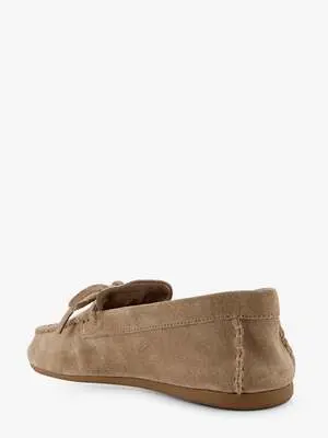 Miu Miu Suede Loafers With Bow Detail - Multicolor