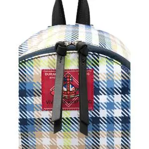 VIVIENNE WESTWOOD Tartan Pattern Backpack - Blue