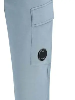 C.P. COMPANY Diagonal Raised Fleece Cargo Lens Sweatpants