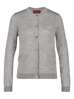 Gucci Long Sleeve Crew-neck Cardigan - Multicolor