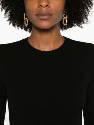 Saint Laurent Crew Neck Cashmere Sweater - Multicolor
