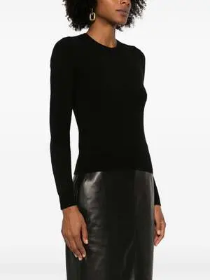Saint Laurent Crew Neck Cashmere Sweater - Multicolor