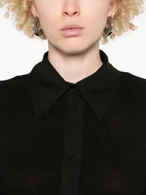 JIL SANDER Double Layer Viscose Shirt - Multicolor