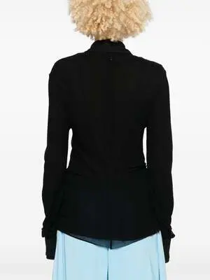 JIL SANDER Double Layer Viscose Shirt - Multicolor