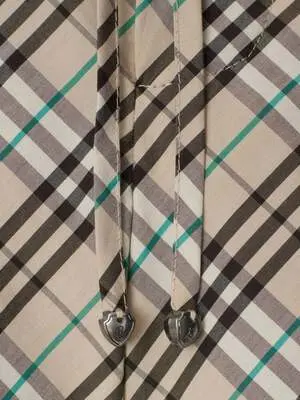 Burberry Plaid Cotton Shorts - Multicolor
