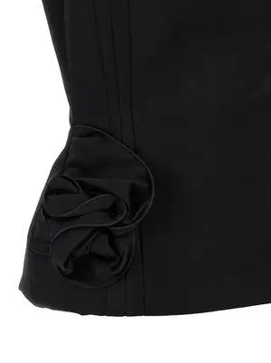 Magda Butrym Sleeveless Ruffle Detail Top