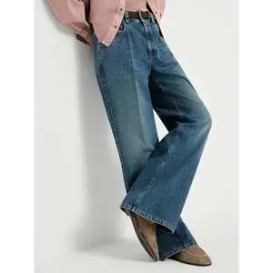 Brunello Cucinelli Denim Wide-leg Jeans - Blue