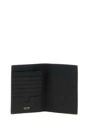 TOM FORD Hammered Leather Passport Holder
