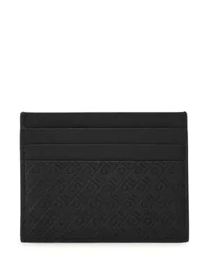 FERRAGAMO Monogram Card Holder - Black