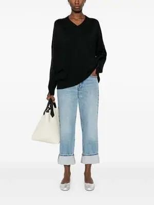 Brunello Cucinelli Long Sleeve V-neck Sweater