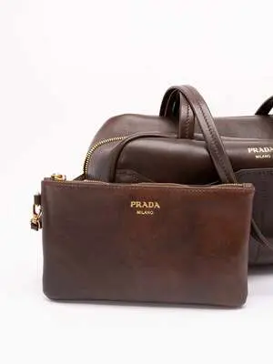 Prada Calf Leather Shoulder Bag