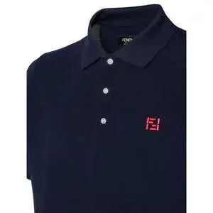 Fendi Polo Shirts - Blue
