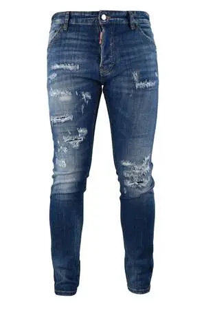 Dsquared2 Teddy Jeans With Lived-in Effect
