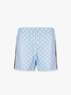 Gucci Gg Nylon Swim Trunks - Multicolor