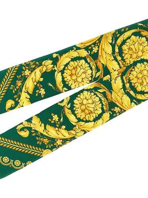 Versace Twill Lavallière With Baroque Print