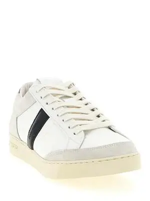 TOM FORD Blake Leather And Suede Sneakers - Multicolor