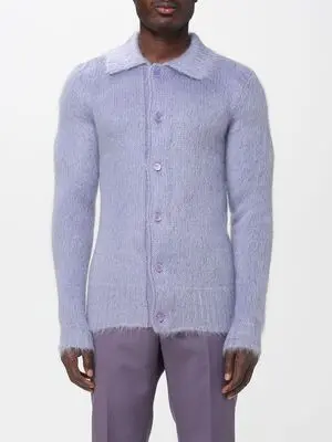 Gucci Mohair Blend Button-front Sweater - Blue