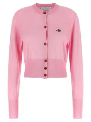 VIVIENNE WESTWOOD Bea Cropped Cardigan - Pink