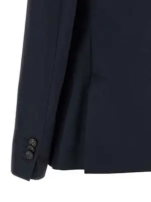 Dsquared2 Double-breasted Cotton Gabardine Blazer - Blue