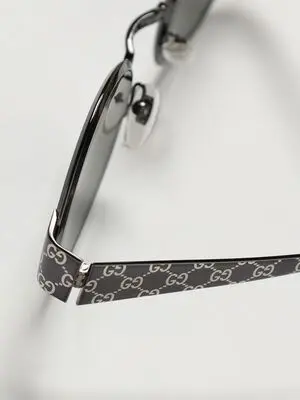 Gucci Oval Monogrammed Sunglasses