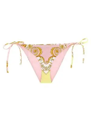 Versace Spring Barocco Bikini Bottoms - Multicolor