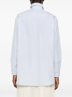 JIL SANDER Oversize Cotton Poplin Shirt