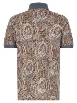 Etro Arnica Paisley' Polo Shirt - Multicolor