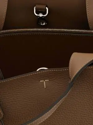 TOD'S Apa Mini Leather Handbag - Brown
