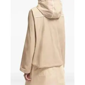 Moncler Logo Patch Zip-up Hooded Jacket