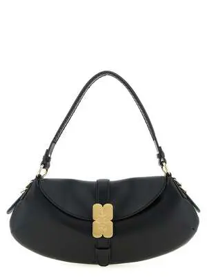 GANNI B-kat Leather-effect Shoulder Bag - Black