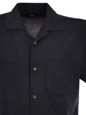 Herno Cotton Jersey Shirt With Chest Pocket