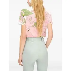 Chloé Printed Cotton T-shirt - Cream