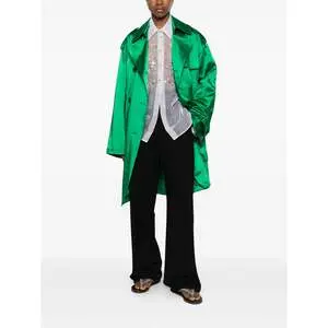 Dries Van Noten Double-breasted Belted Trench Coat