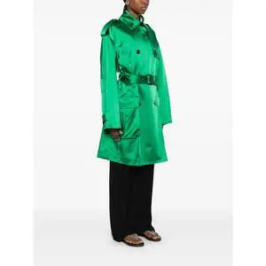 Dries Van Noten Double-breasted Belted Trench Coat