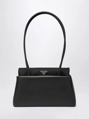 Prada Leather Shoulder Bag - Black