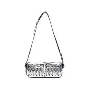 INNERRAUM Tone Embossed Shoulder Bag - Silver